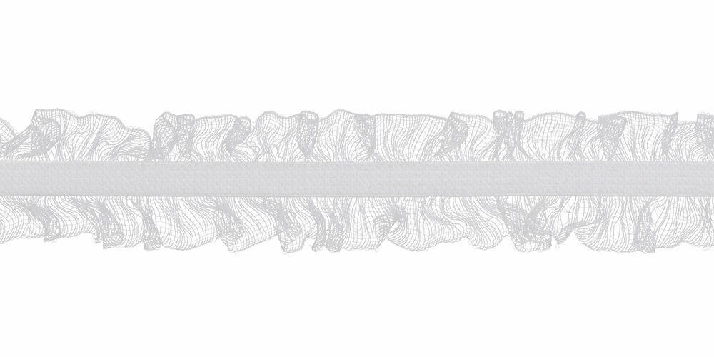 Ленты "TORIONI" / "BLITZ" GET-110PT декоративная 18 мм 25 м №001 белый