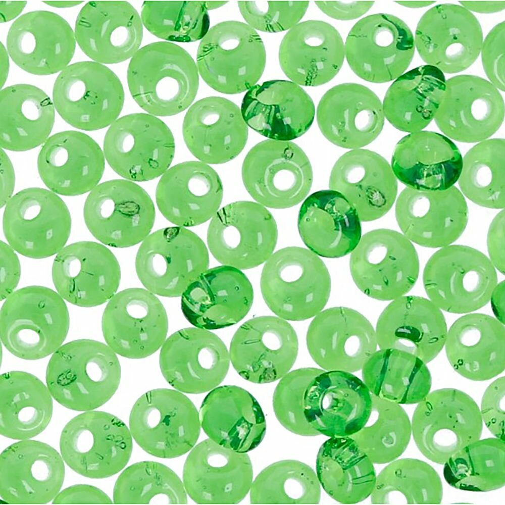 Бисер Япония "TOHO" MAGATAMA №1 3 мм 5 х 5 г №0007 зеленый