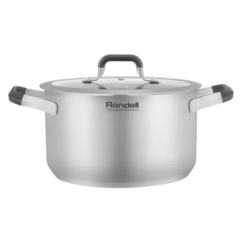 Кастрюля 2.3л Rondell Stolz RDS-1752, нержавеющая сталь, с крышкой