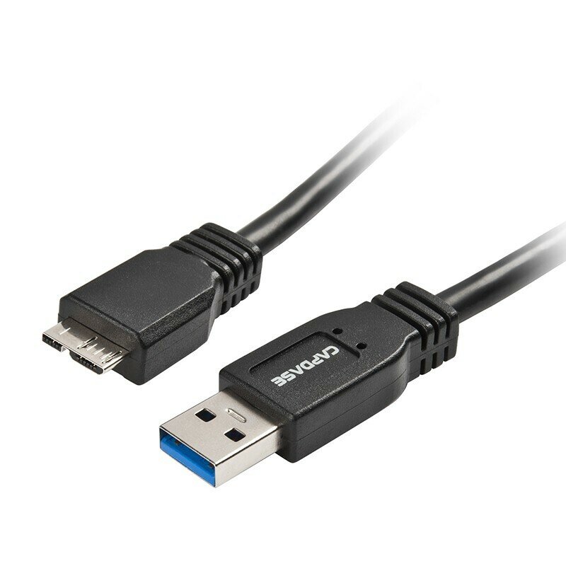 Кабель для передачи данных и зарядки Capdase micro USB 3.0/USB 3.0 тип B, 1,5м, черный