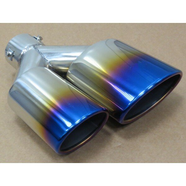 Насадка на глушитель HJ-3026-BU на левую сторону (9003)