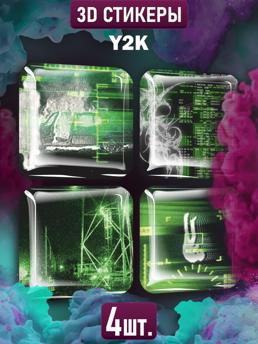 Наклейки на телефон y2k дрейн