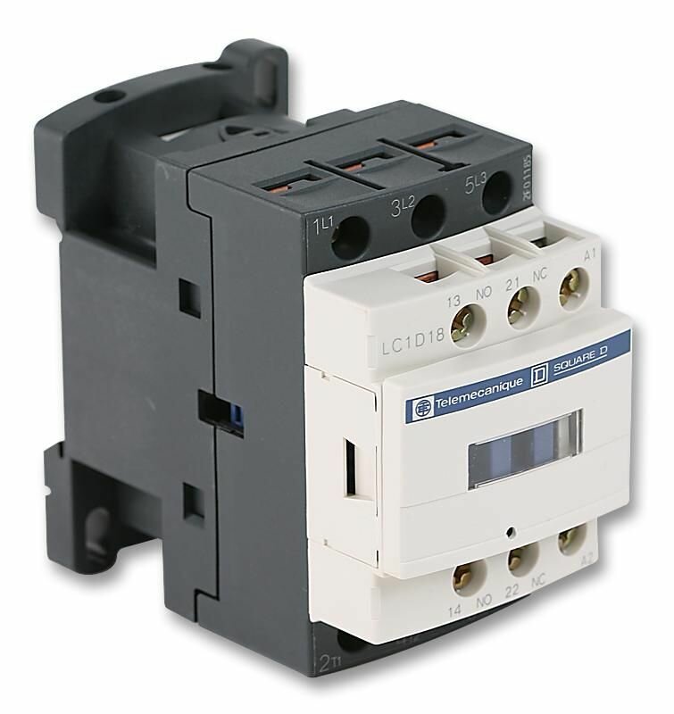 LC1D18M7 Telemecanique Контактор. 3P, 18А, Кат: 220V 50/60HZ, AC.