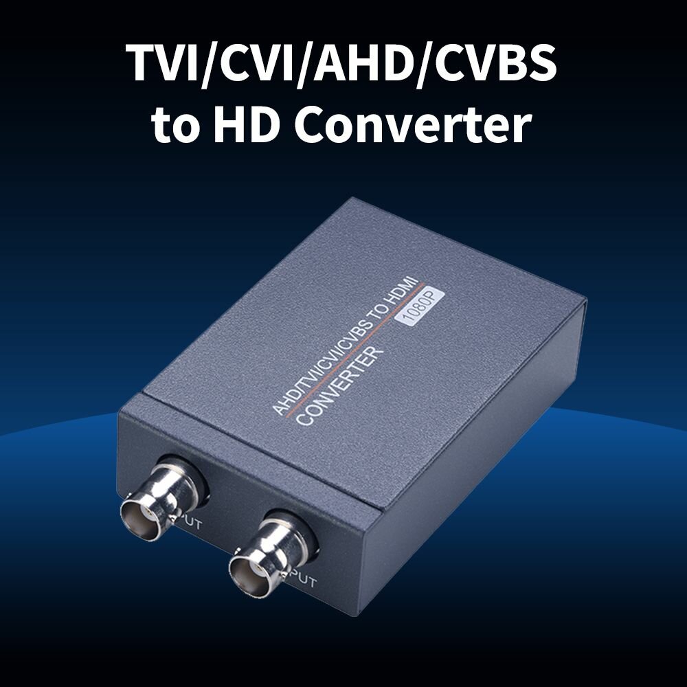 4-в-1 TVI/CVI/AHD/CVBS HD 720/1080P видеоконвертер