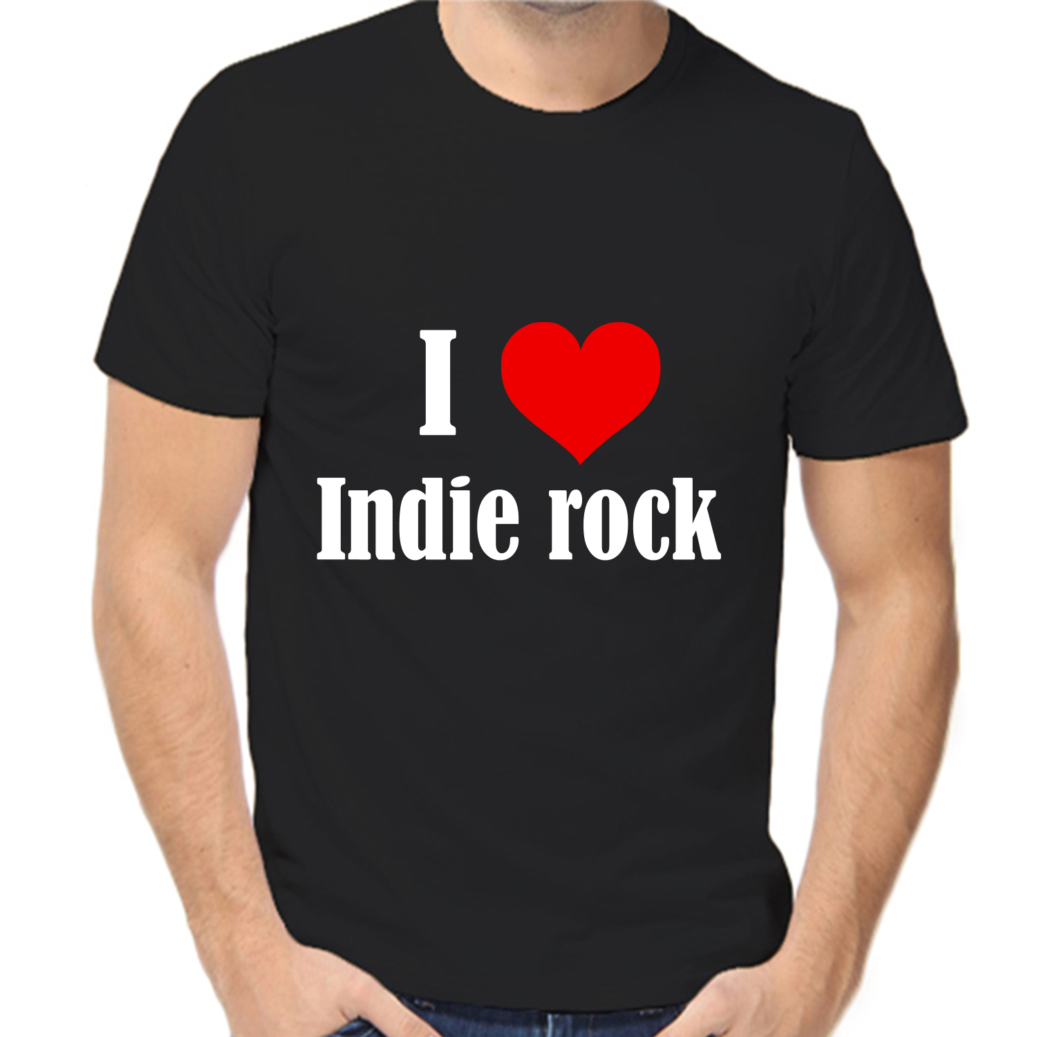 Футболка Я люблю Indie rock Инди-рок