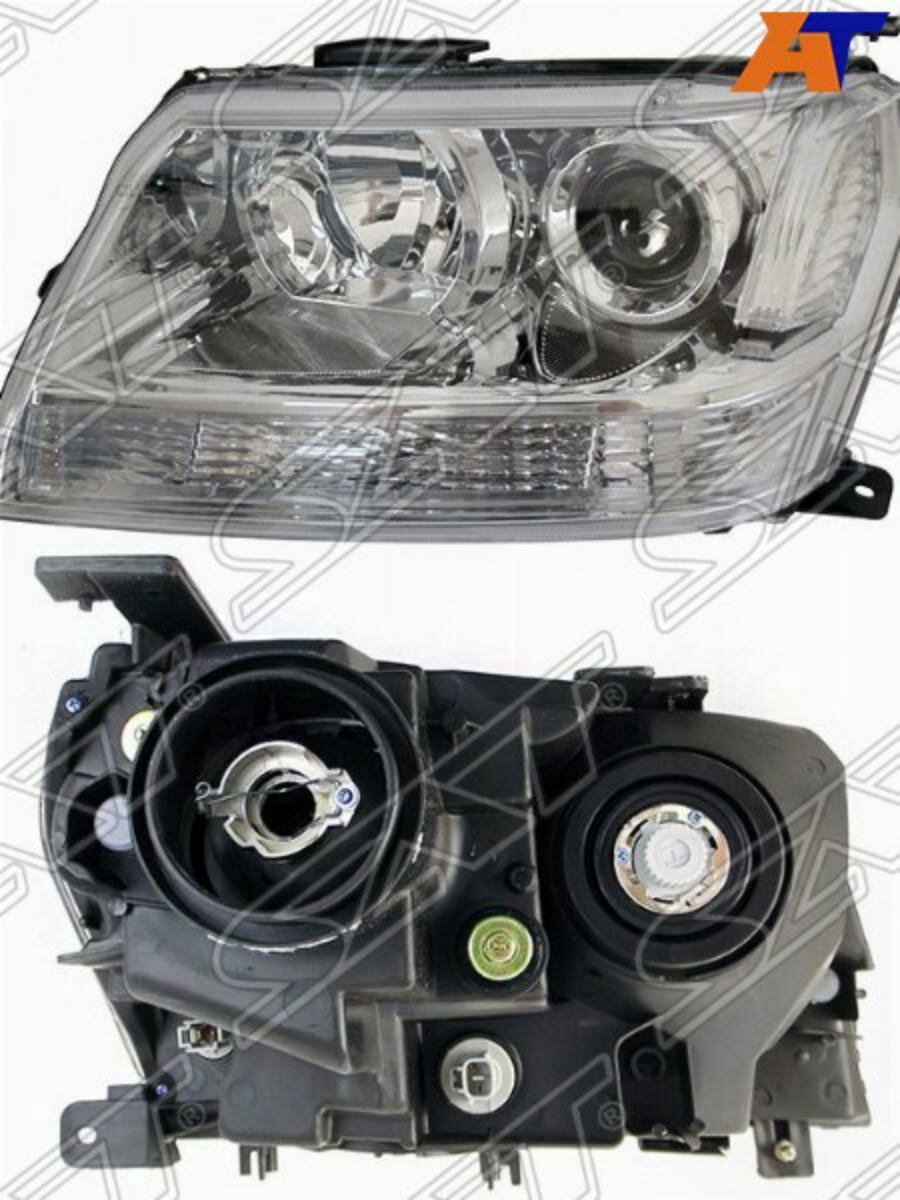 SAT ST2181135L Фара Suzuki Escudo 05-17 / Grand Vitara 05-16 (Слева/ Галоген/ Ручная регулировка/ 5D)