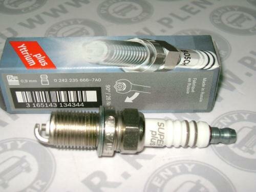 Свеча зажигания Bosch 0242235666 8 FR7DC SET40242235912 7955 79554 BLISTERN01FR7DC FR7D