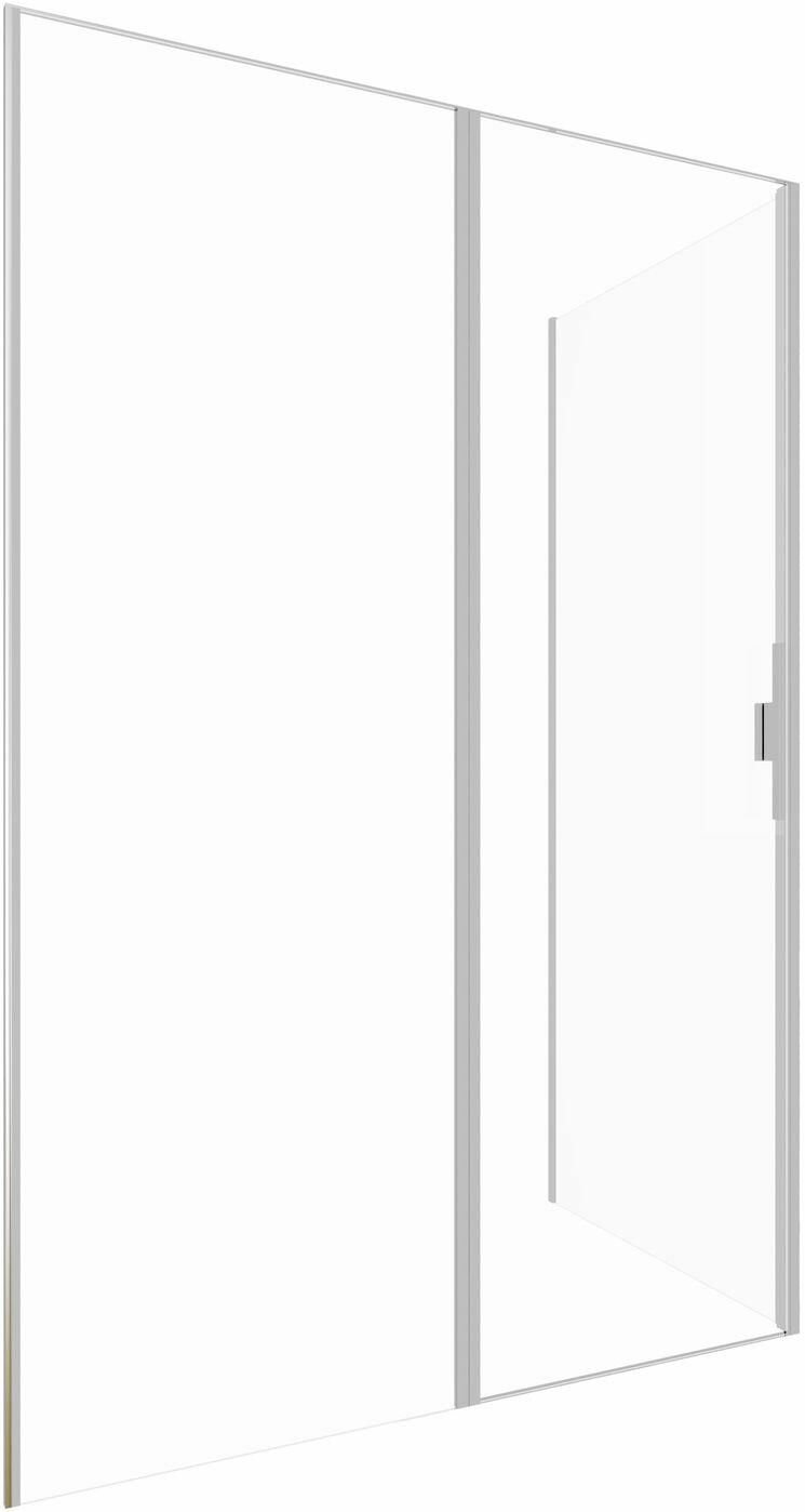 Душевой уголок Allen Brau Priority 140x90 3.31011. BA + 3.31017. BA серебро браш