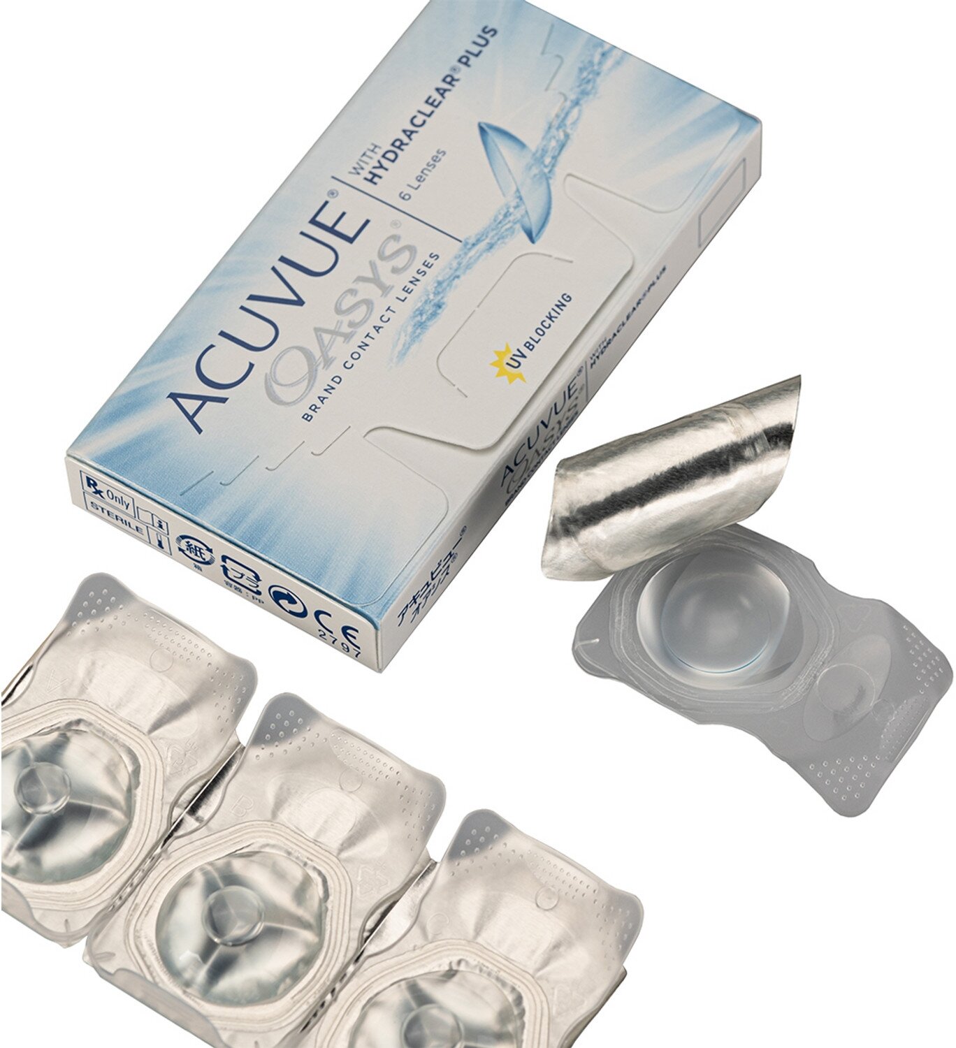 Контактная линза: "Acuvue Oasys" (1уп=6шт) R:=8.4 D:=-04,75 — фото 1