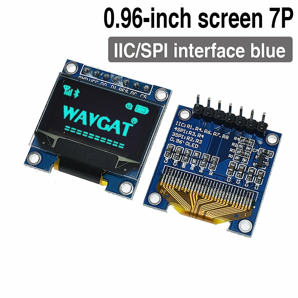WAVGAT 128x64 OLED ЖК-дисплей модуль 7PIN B
