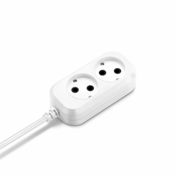 Сетевой удлинитель Buro BU-PSL2.5/W 5м (2 розеток) Белый