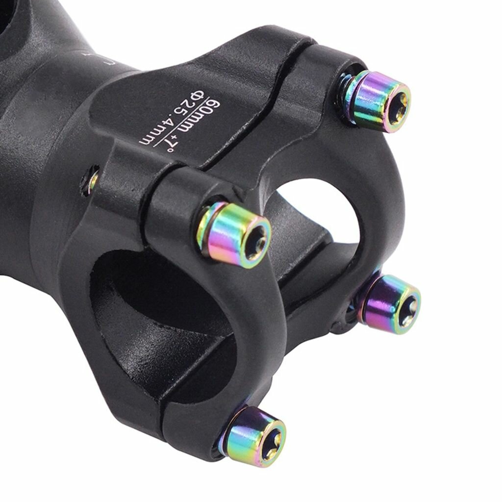 10 шт. M5x20 мм стальной винт для выноса велосипеда, болты с конической головкой, винты шайбами, верхняя крышка велосипеда