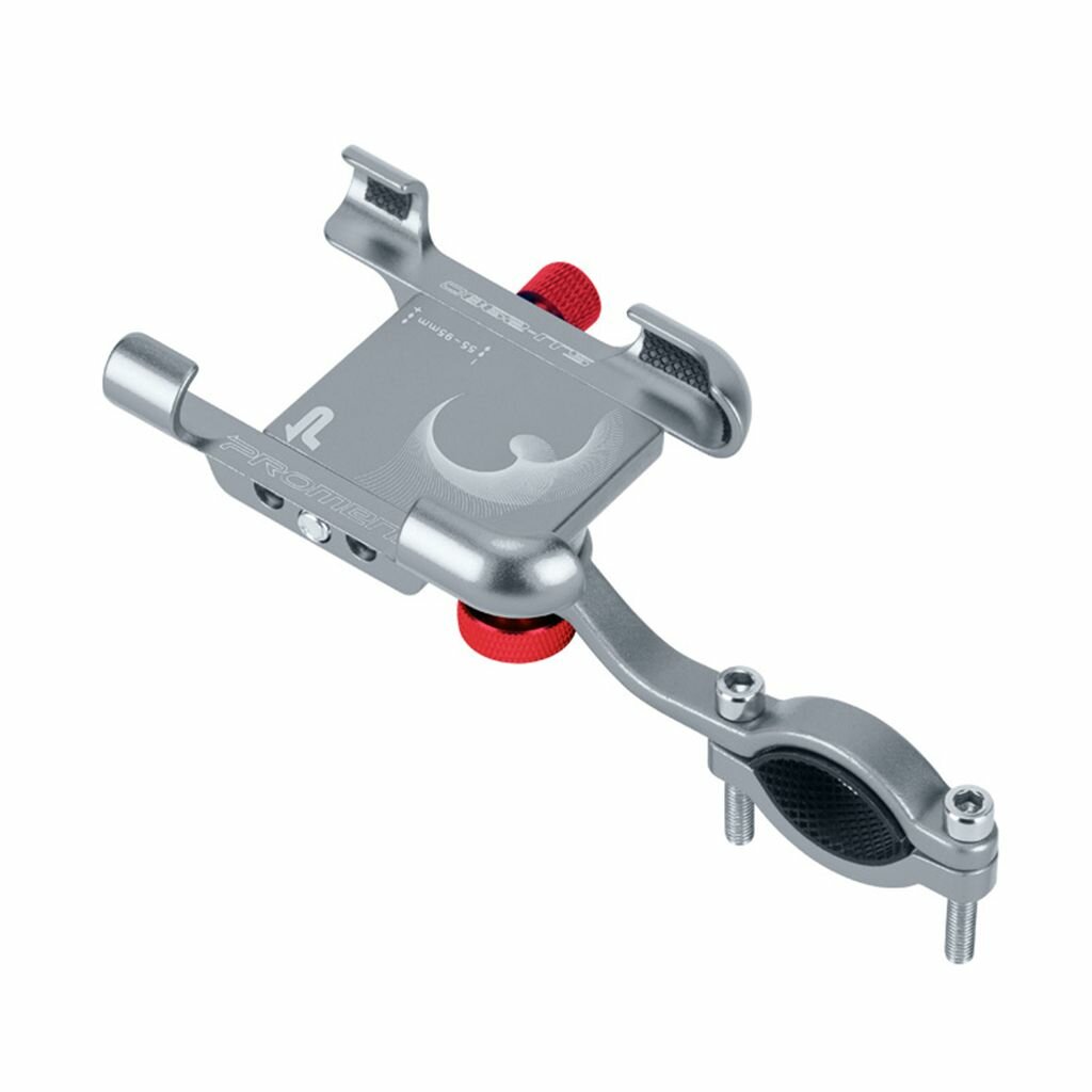 (1 шт.) Велосипед, электровелосипед, мотоцикл, универсальное рулевое управление из алюминиевого сплава, держатель для мобильного телефона для езды на велосипеде-титановый цвет