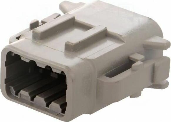 Разъем DEUTSCH DTM06-08SA Разъем провод-провод DTM вилка "мама" PIN 8 IP69K на провод 1шт