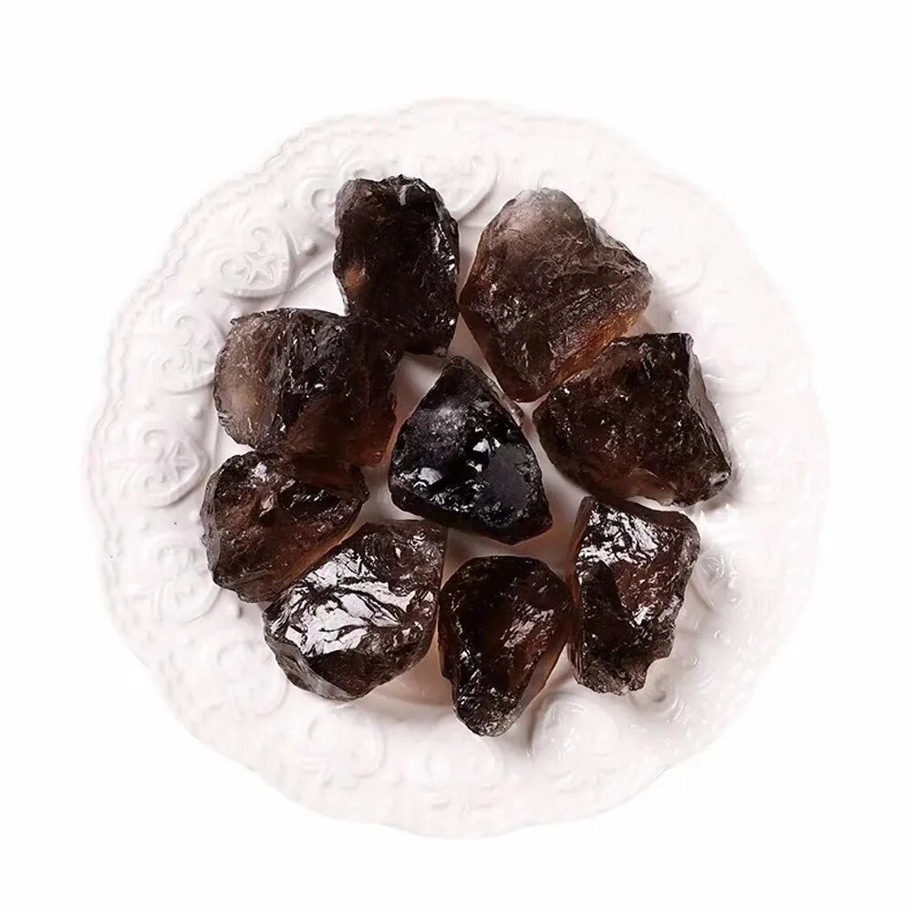 Необработанный дымчатый кварц, 35-50g