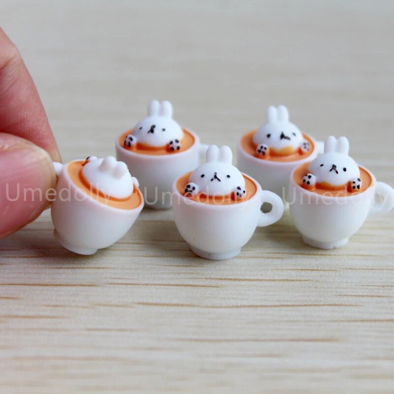 Миниатюрные чашки с Miffy, 5шт, Белый