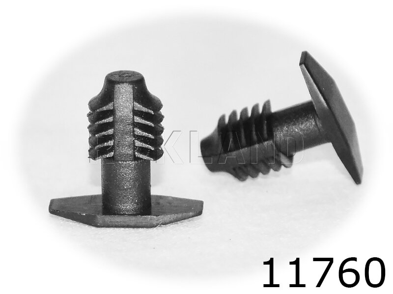 10шт - 11760 клипса автомобильная HYUNDAI/KIA ROKLAND