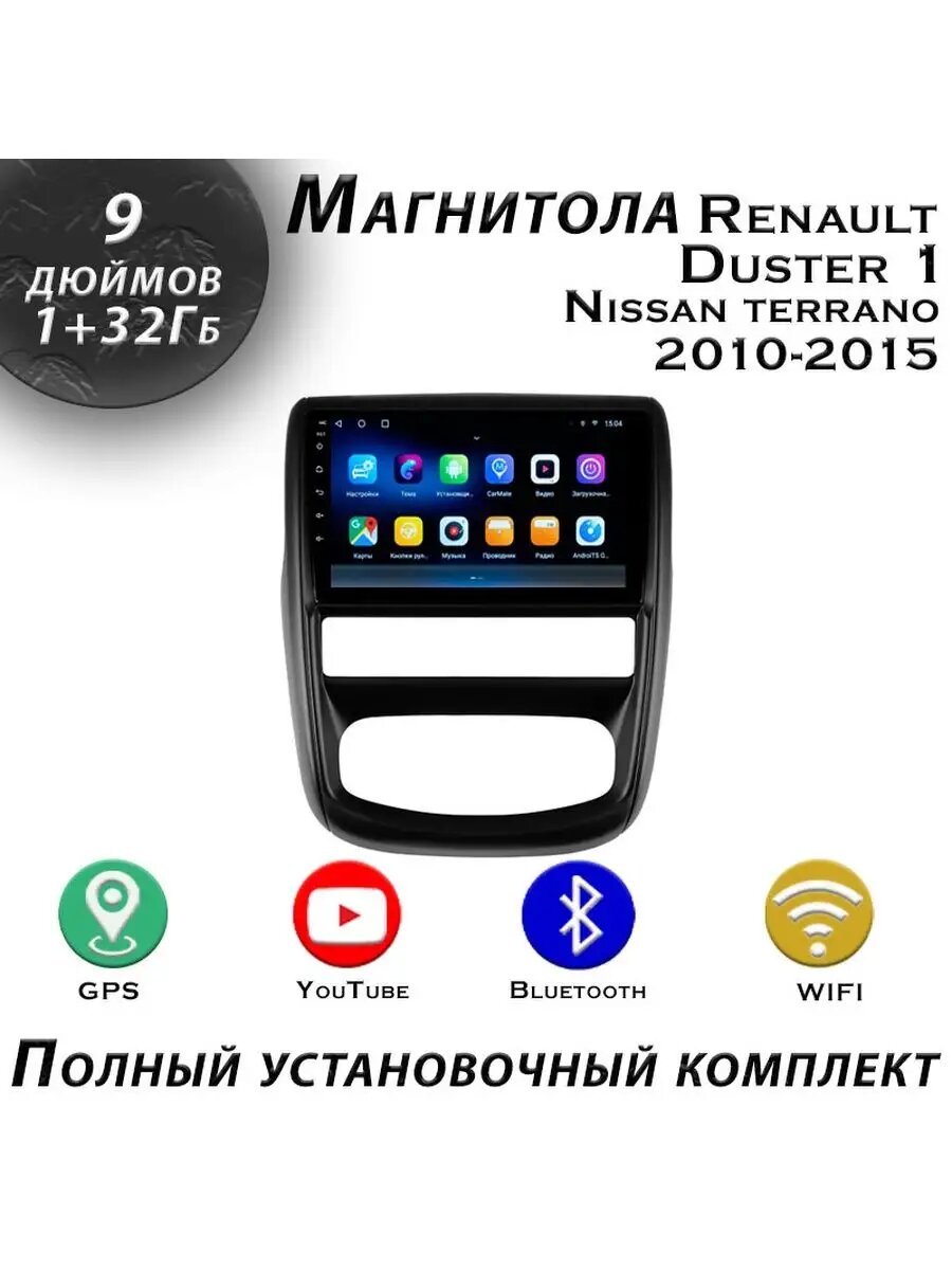 Магнитола TS7 Renault Duster 1 2010-2015 1/32Gb