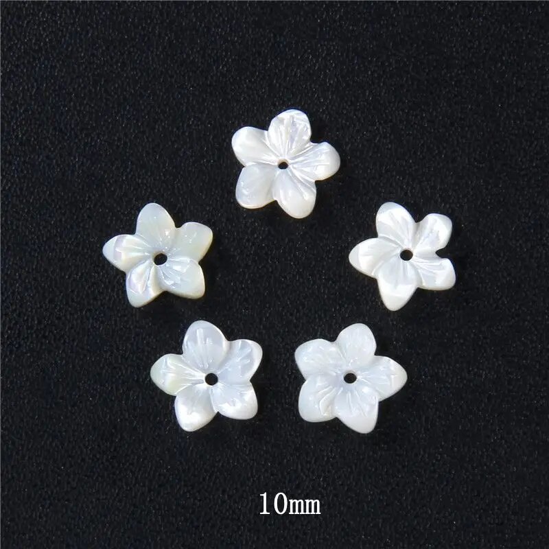 Бусины RISYF из натурального перламутра 2 штуки Белый, 2 pieces, 31. about 10mm