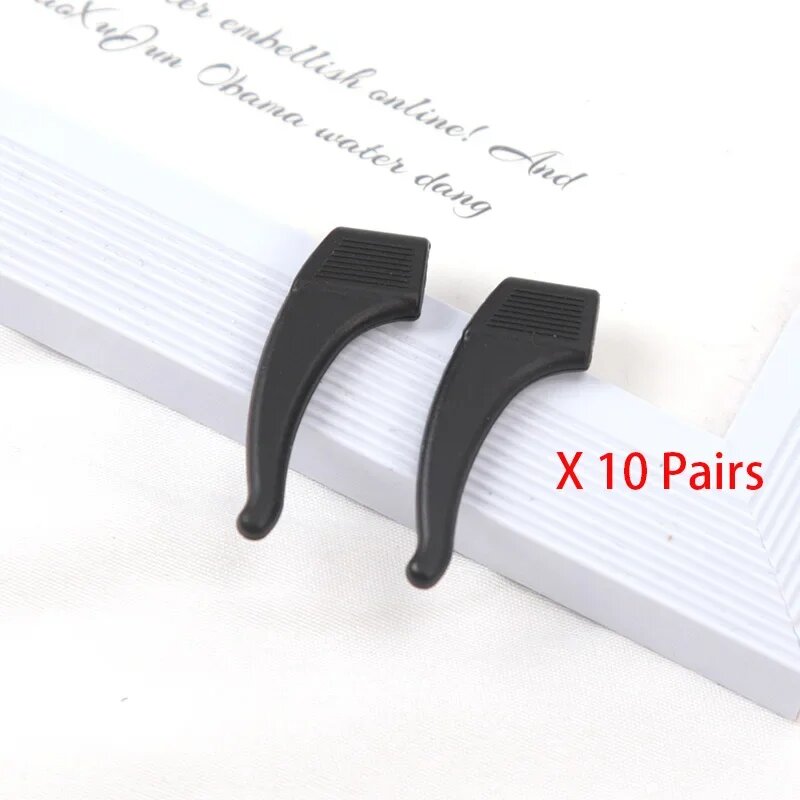 Силиконовые держатели для очков 20 шт. Белый, черный