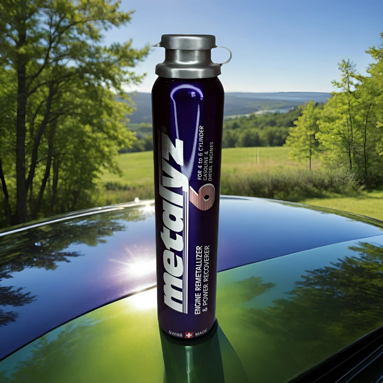 Присадка реметаллизант в моторное масло автомобиля Metalyz-6