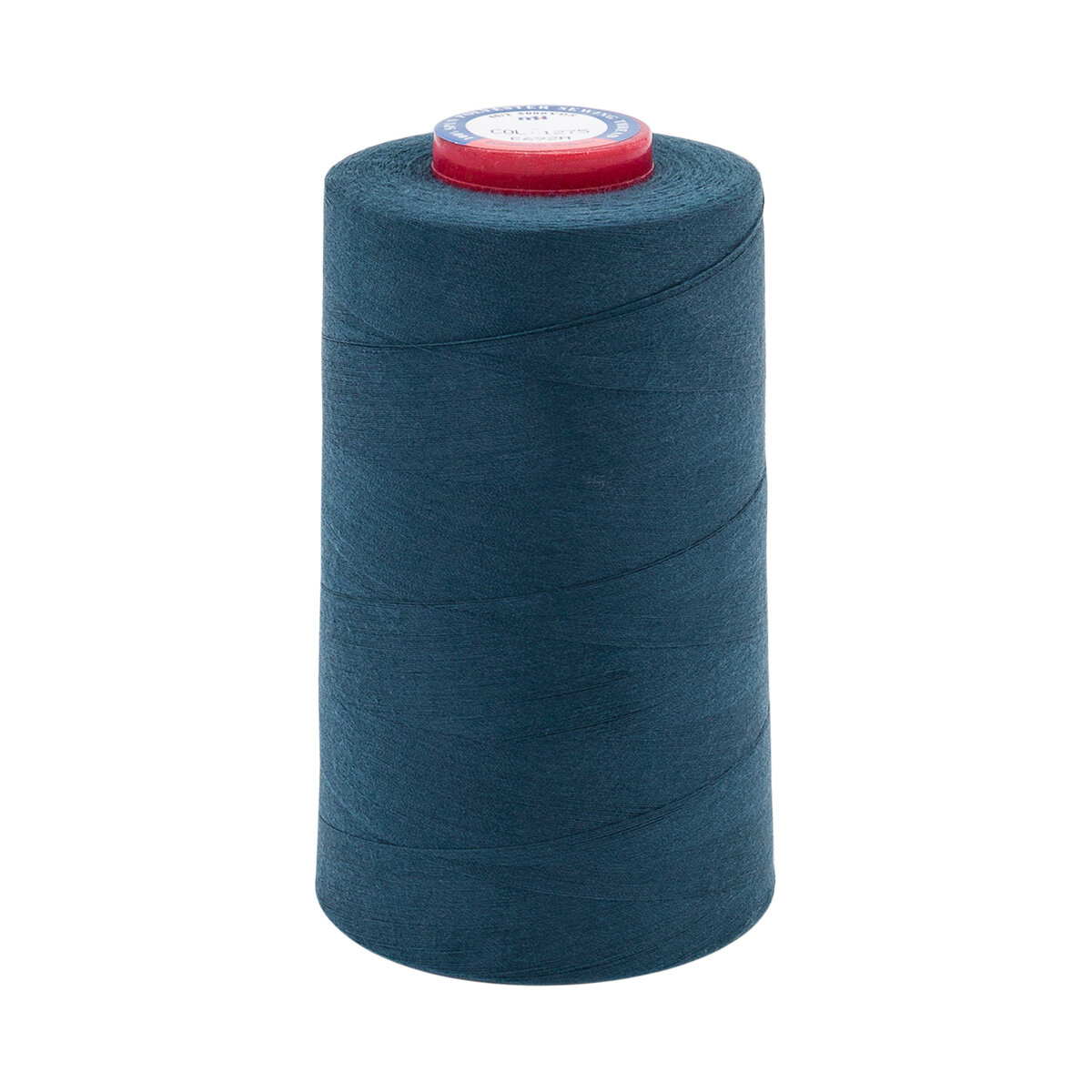 Нитки швейные №40/2, 4572 м (5000 ярдов), промышленные, mH EURON (1275 темно-бирюзовый)