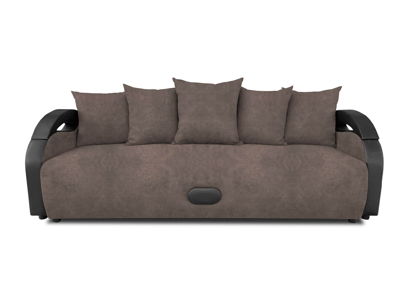 Диван-кровать "Мария Dakota Nut", прямой, еврокнижка, раскладной, с ящиком для белья