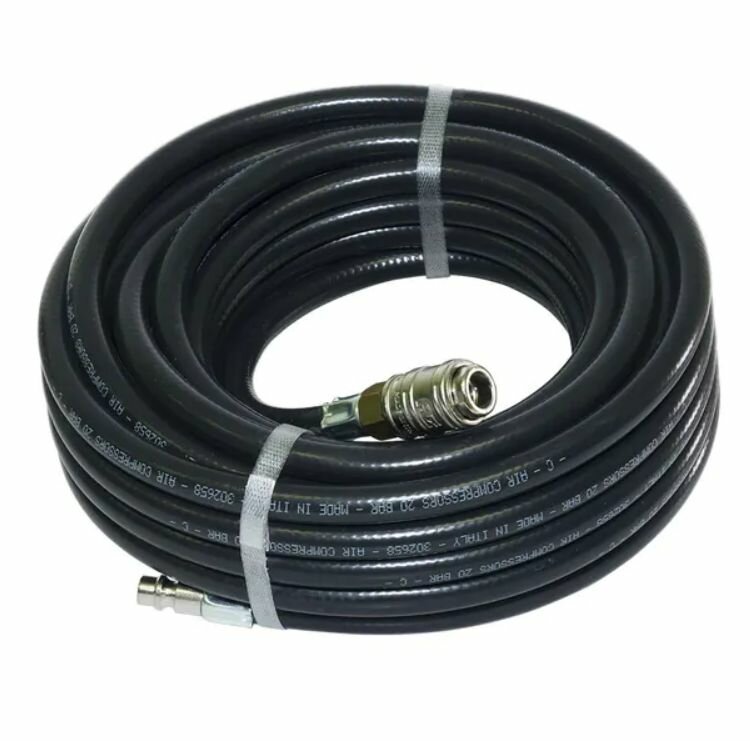 Шланг Fubag с фитингами рапид 5м 6*11мм маслостойкая термопластичная резина 170210