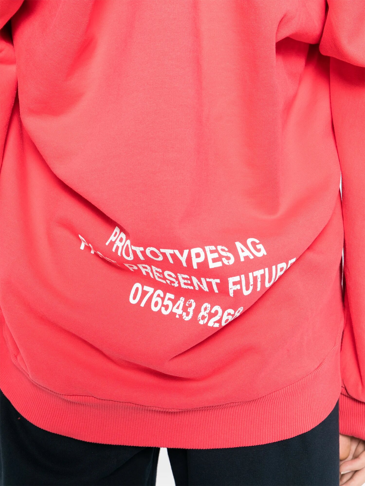 Худи Prototypes Худи с вырезом, размер L-XL, , красный — фото 1