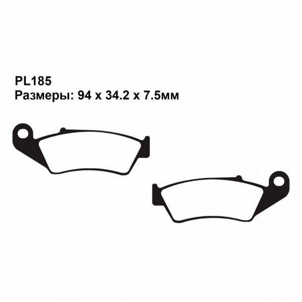 PULLER Тормозные колодки PL187 — фото 1