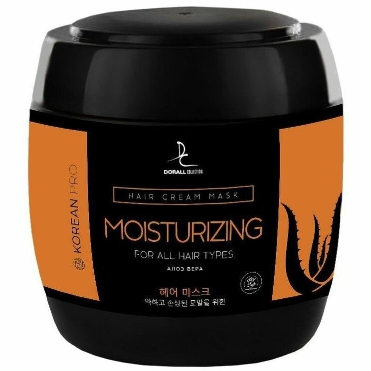 Бальзам-маска для волос Dorall Collection "Korean Pro", Увлажняющая, с Алоэ Вера, 930 мл