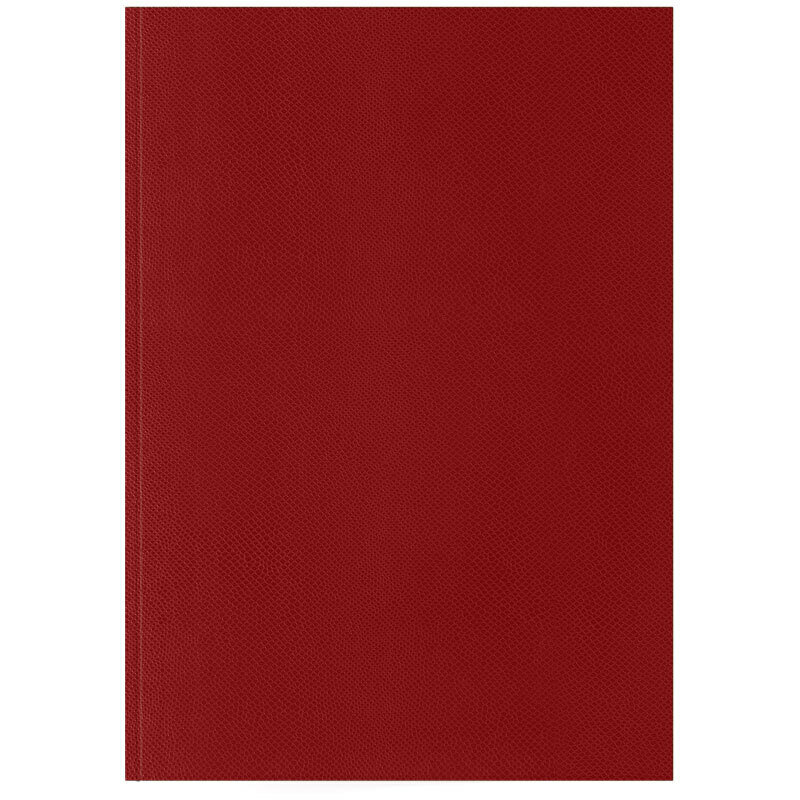 Телефонная книга OfficeSpace А5, 80 листов, кожзам, "Dallas" бордовый, с вырубкой PbA5_41367