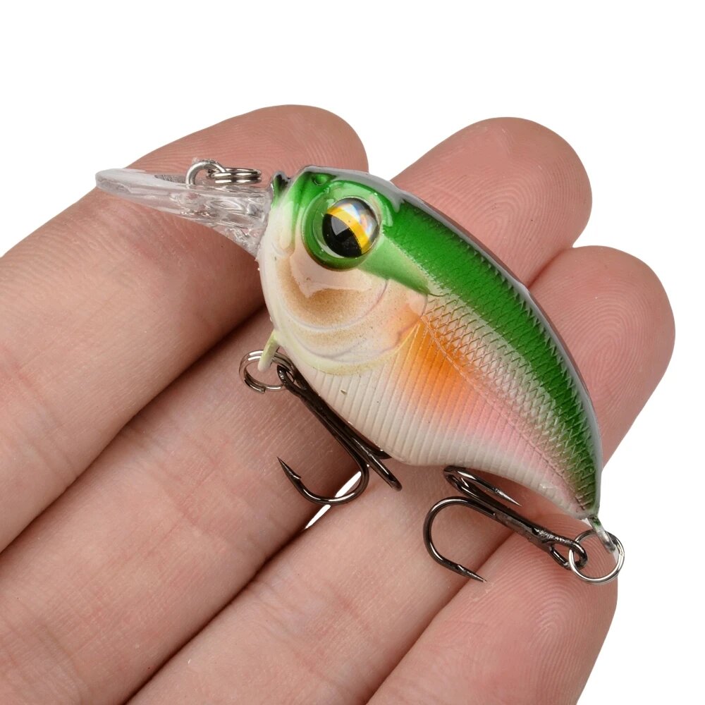 1Pcs Crankbait Minnow Fishing Lures 60mm 8.5g Wobblers Artificial Hard Bait Floating Bass Lure Plastic Fish Fishing Tackle