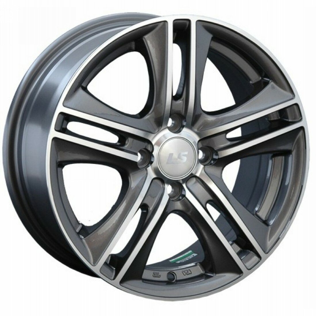 Колесный диск LS 191 7x16 4x100 ET40 73,1 GMF литой для автомобиля