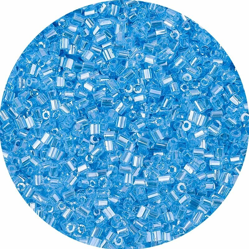 Хрустальные стеклянные бусины 2х2 мм Чешское стекло Синий, L5