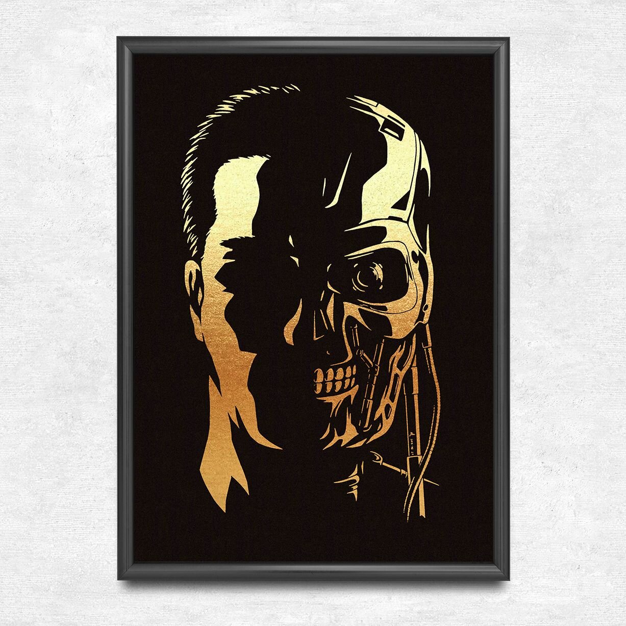 Постер по фильму Терминатор / плакат Terminator Судный день. Арнольд Шварценеггер