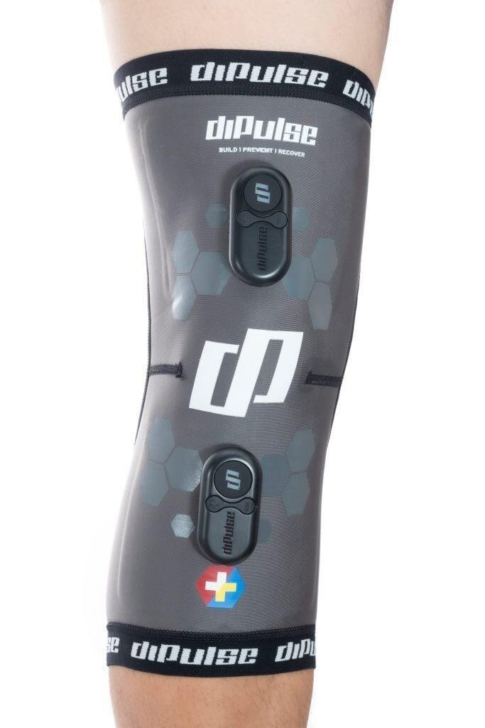 Массажер EMS для ног, бандаж на колено DiPulse SMARTKNEE KIT, мышечный стимулятор, р. M (44-48см)