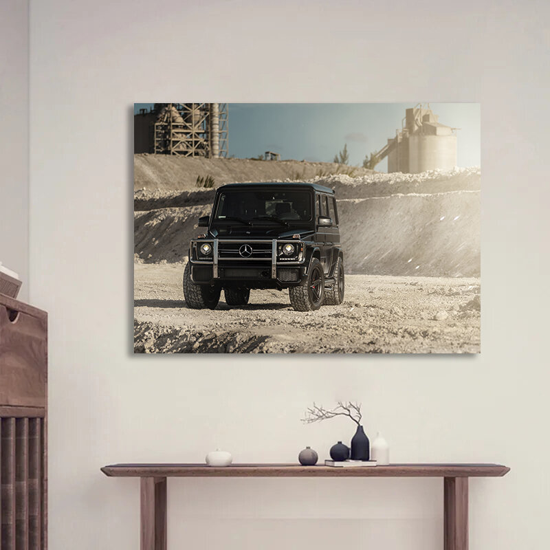 Картина авто / мерседес, картины на стену для интерьера / мужчине, 20х30 см.