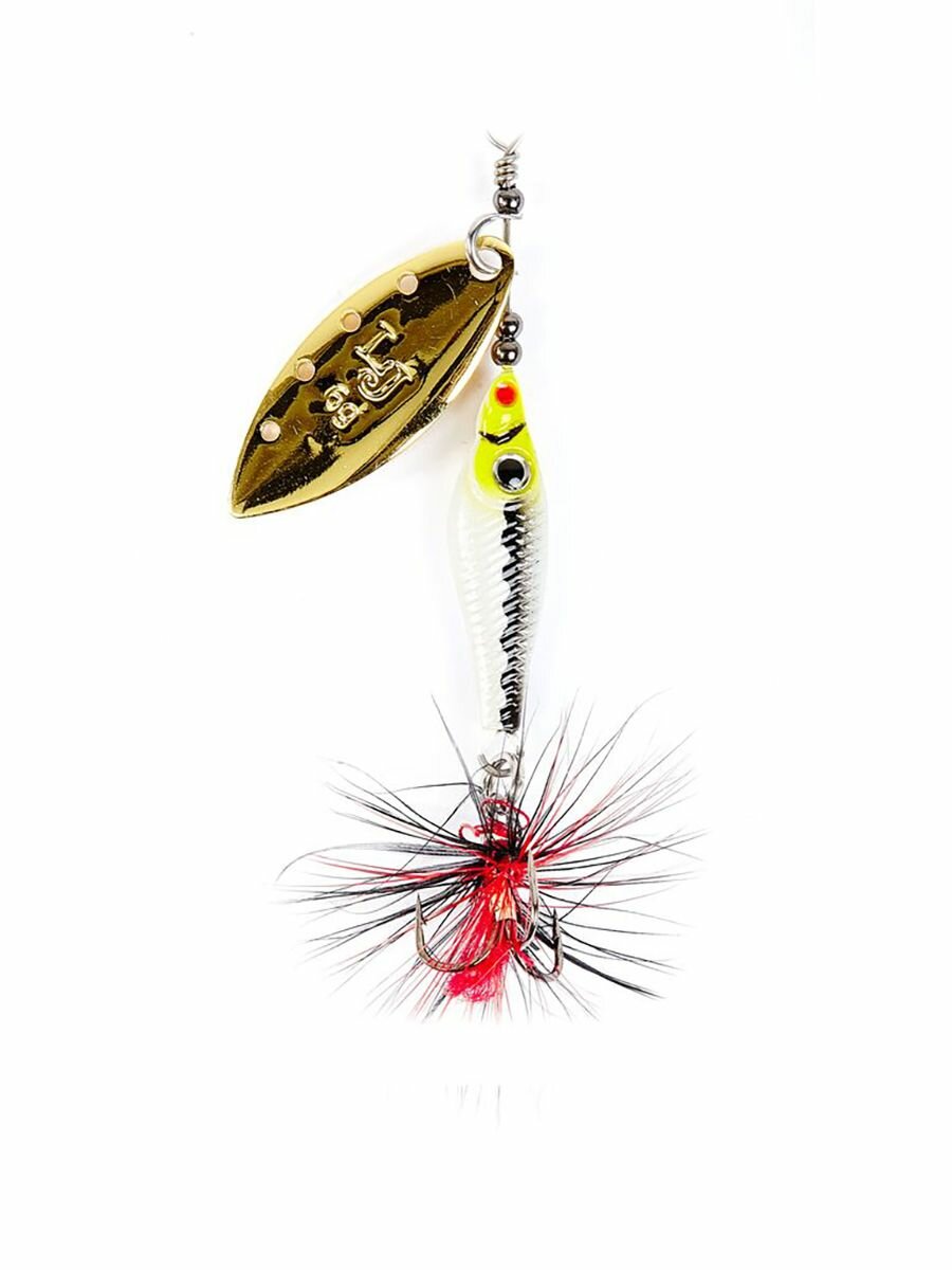 Блесна вращающаяся Lucky John TRIAN BLADE LONG 9.0г 004