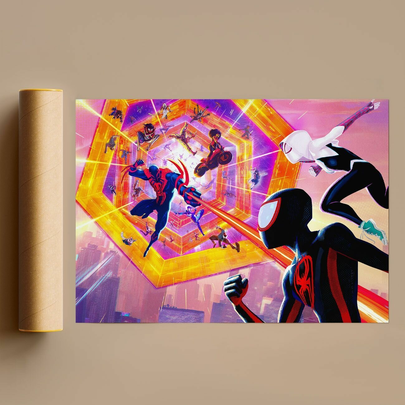 Постер Человек паук 30х40 см без рамы/ Марвел, Человек Паук, Майлз Моралес/ Плакат для интерьера, в подарок