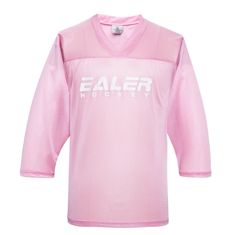 Розовая хоккейная тренировочная майка Ealer Hockey, размер L