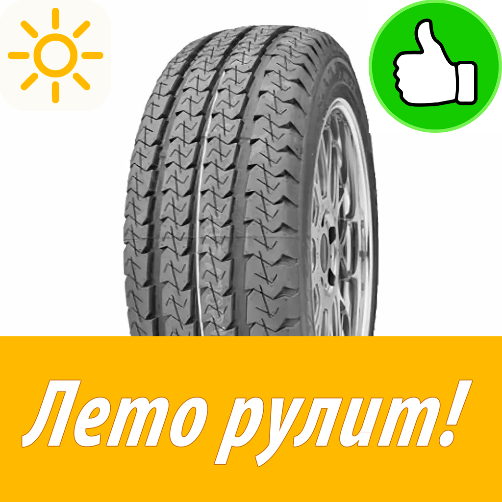 Летняя Шина Кама 195/75/16 R 107/105C Евро Нк-131 для легковых автомобилей