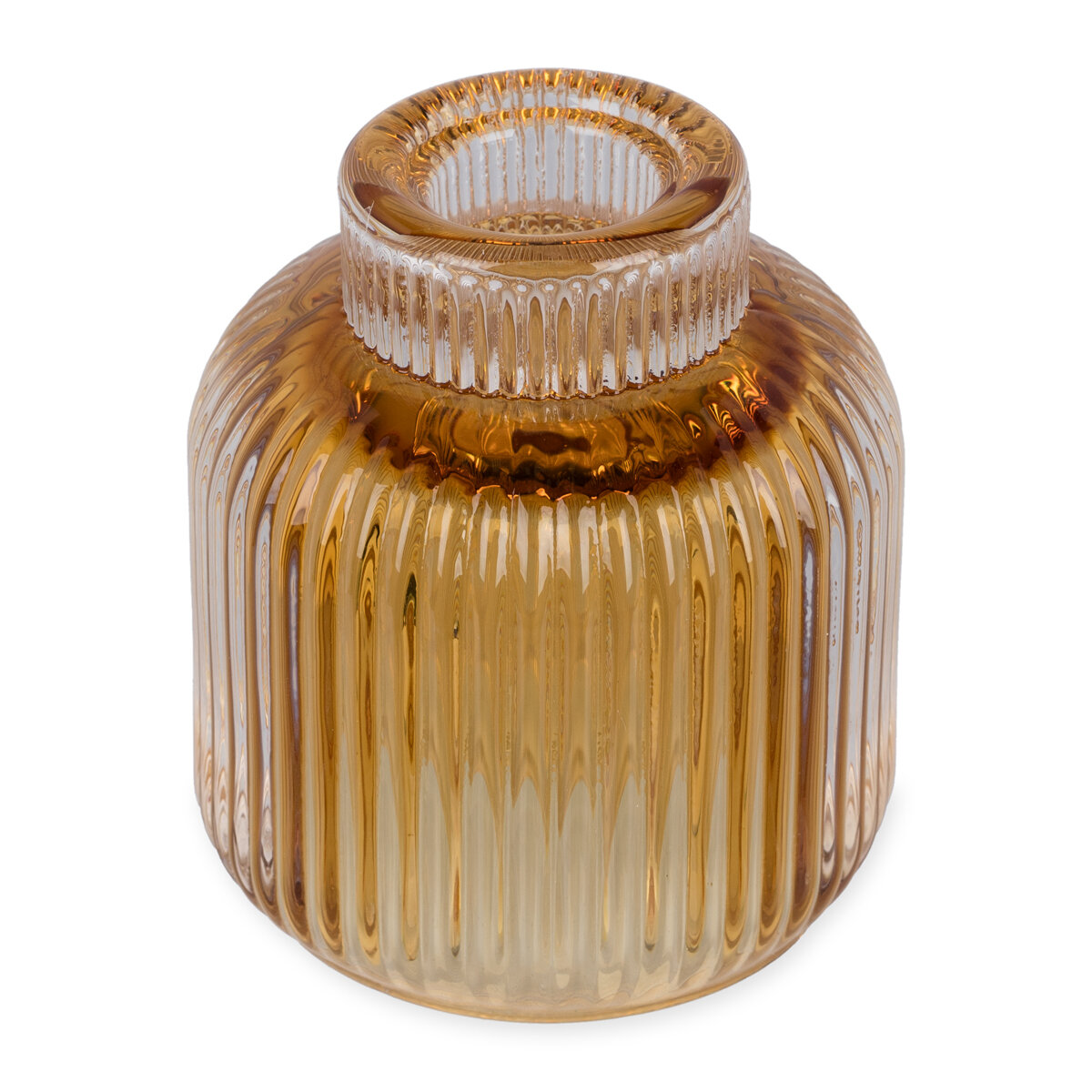 Stilerra home PFH-104-TQ61 Подсвечник высотой 8,5 см №03 с отделкой под медь из металла