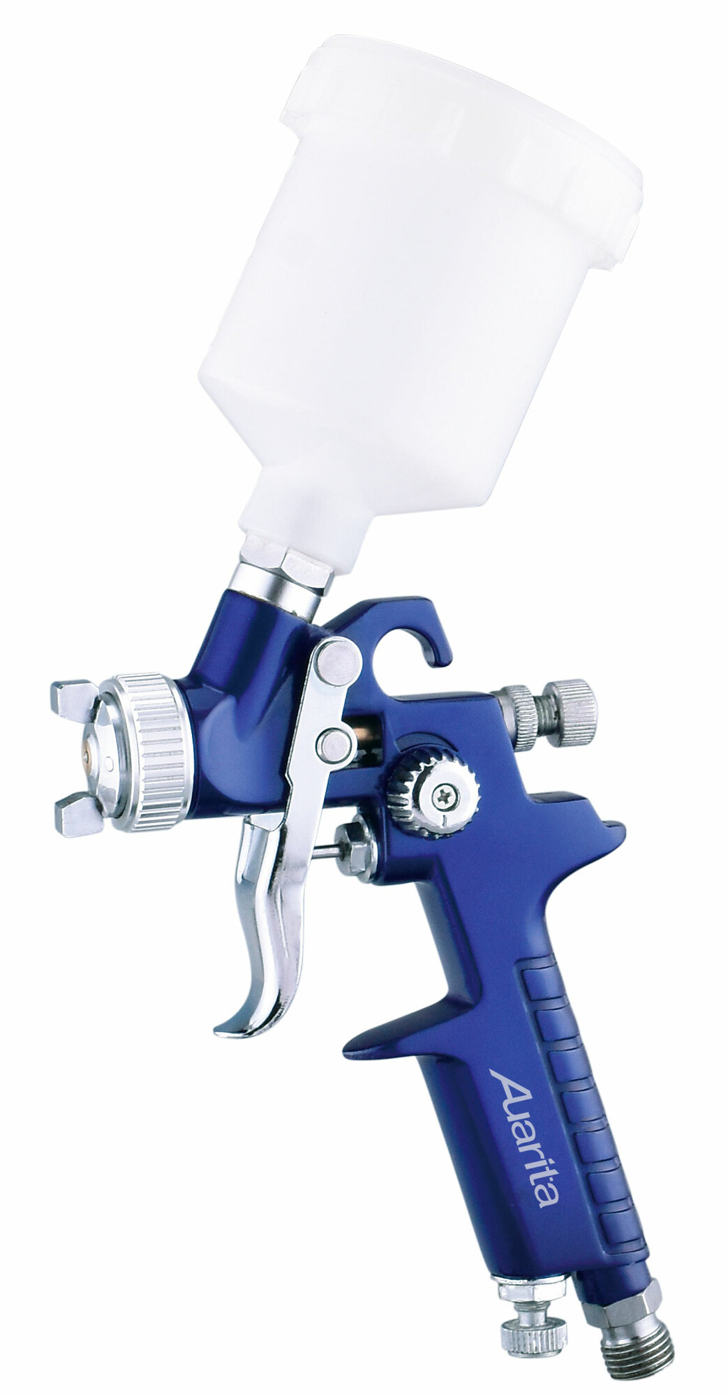 Краскопульт Auarita H-2000P, 1.0mm, HVLP (310-370л/мин, 2бар, пятно 240-270мм, 0.6л)