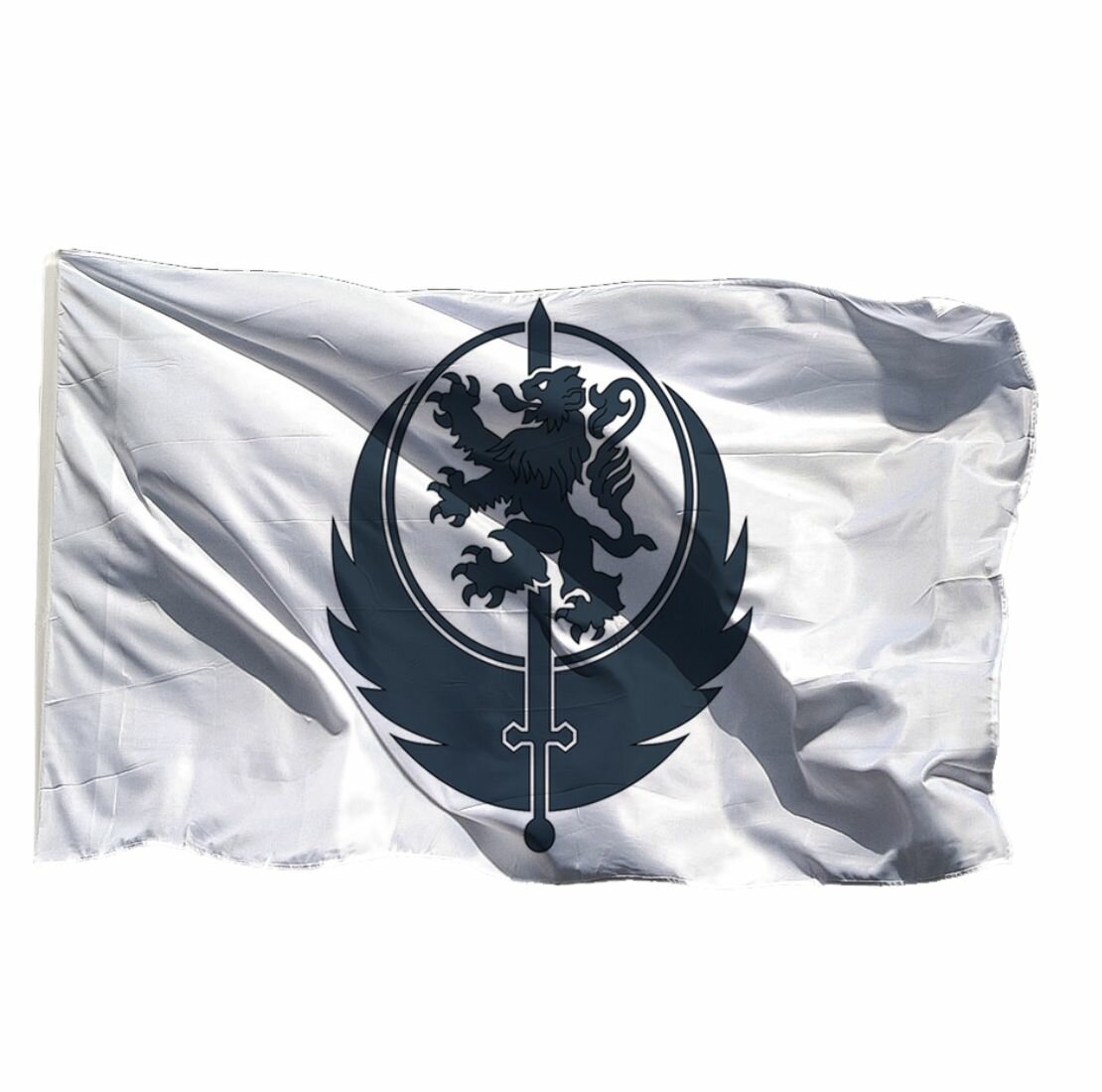 Флаг Львиного Прайда из Fallout Фоллаут 70х105 см на сетке для уличного флагштока