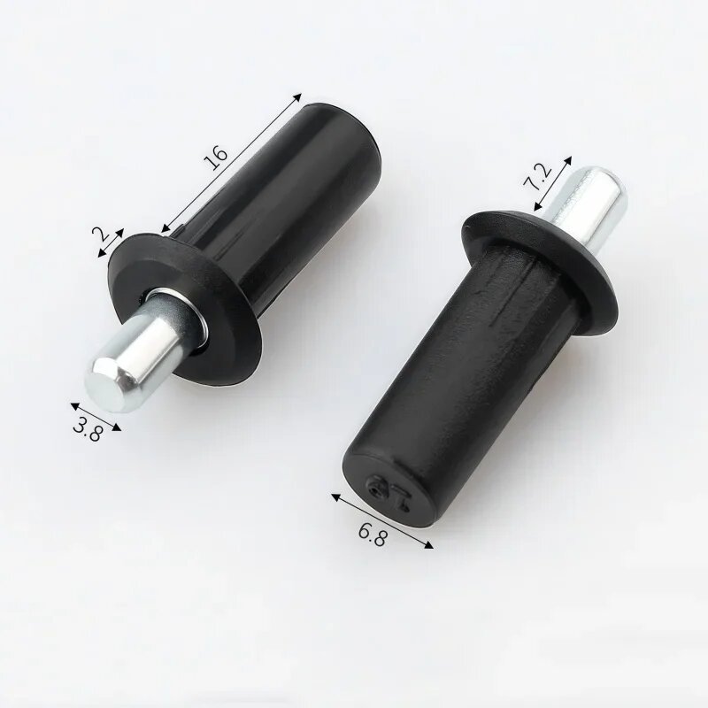 Пластиковые телескопические пружинные штифты для мебели Small version, 10PCS