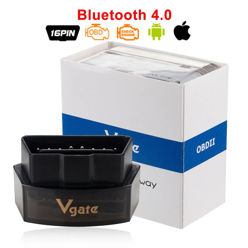 Vgate Bluetooth 4.0 OBD2 сканер для Android/iOS
