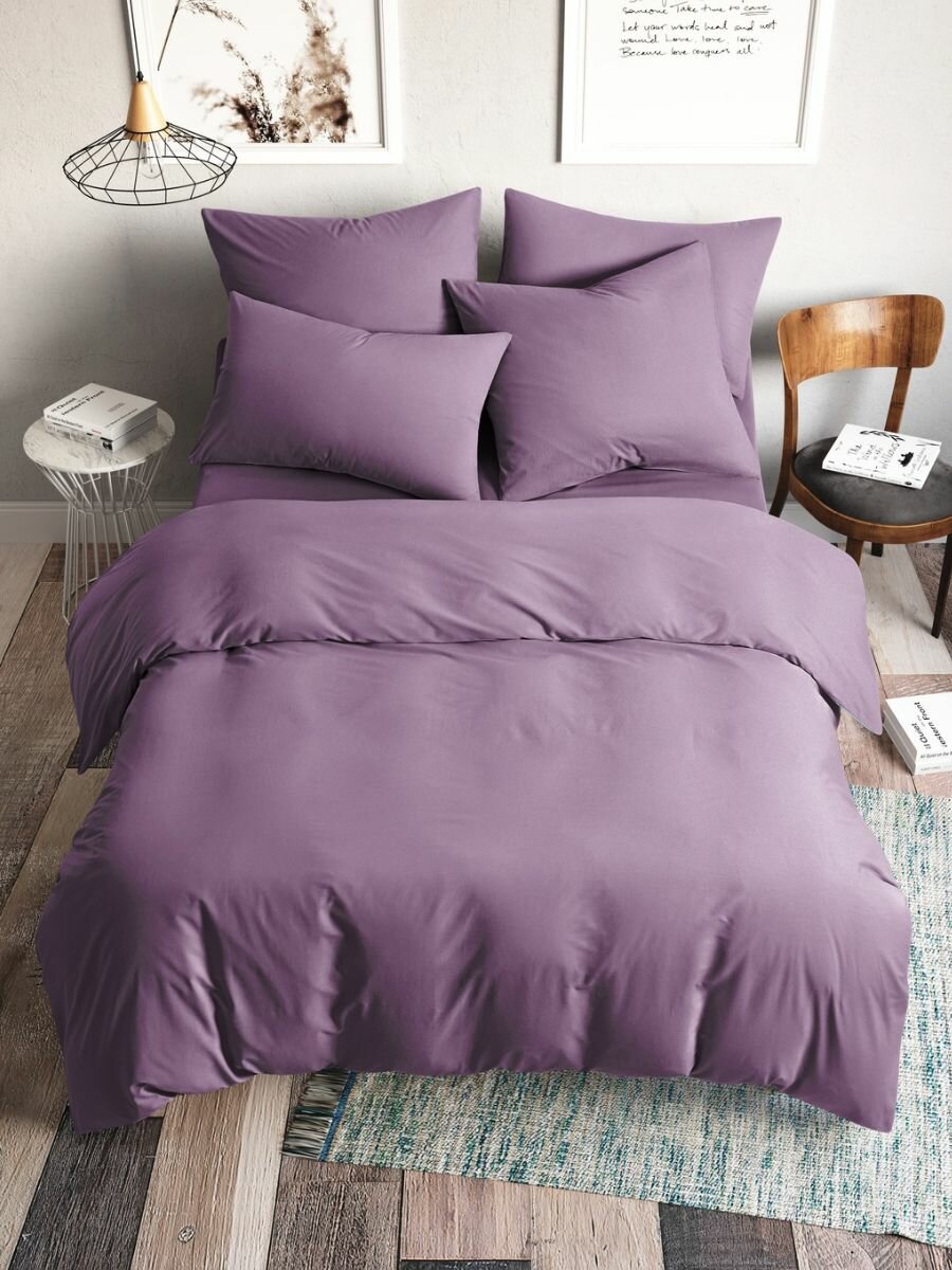 Простыня 2 спальная 180х215 Urban Family Крокус Перкаль