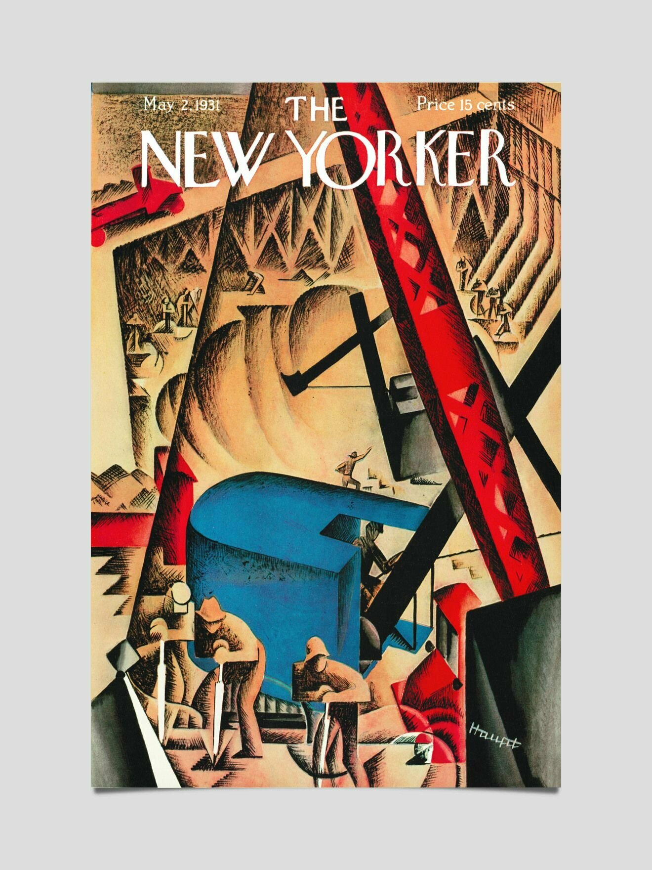 Постер по обложе The New Yorker 02.05.1931, размер 40 на 60 см. - Poster4me