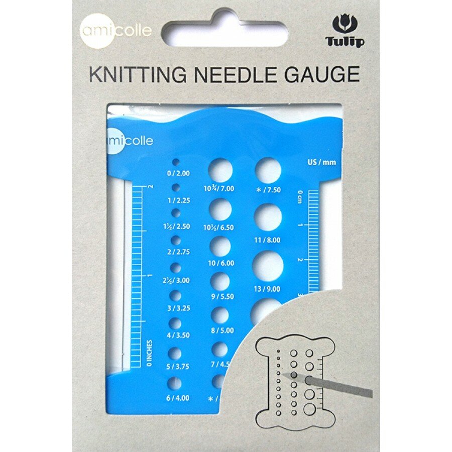 Линейка для определения размера спиц amicolle, Tulip, AC-057e